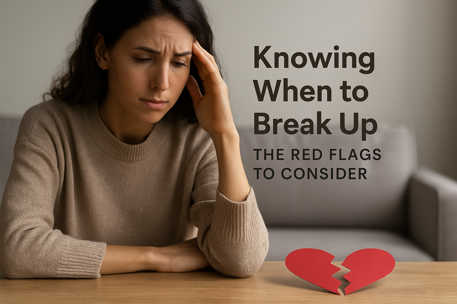 Knowing When to Break Up: The Red Flags to Consider - TheGuidedChannel